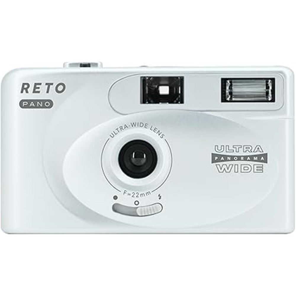 RETO PANO 35mm Metallic Silver Film Camera | Diamonds Camera