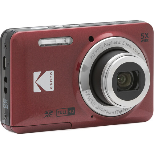 Kodak FZ55 Friendly Zoom Red Compact Digital Camera | Diamonds Camera