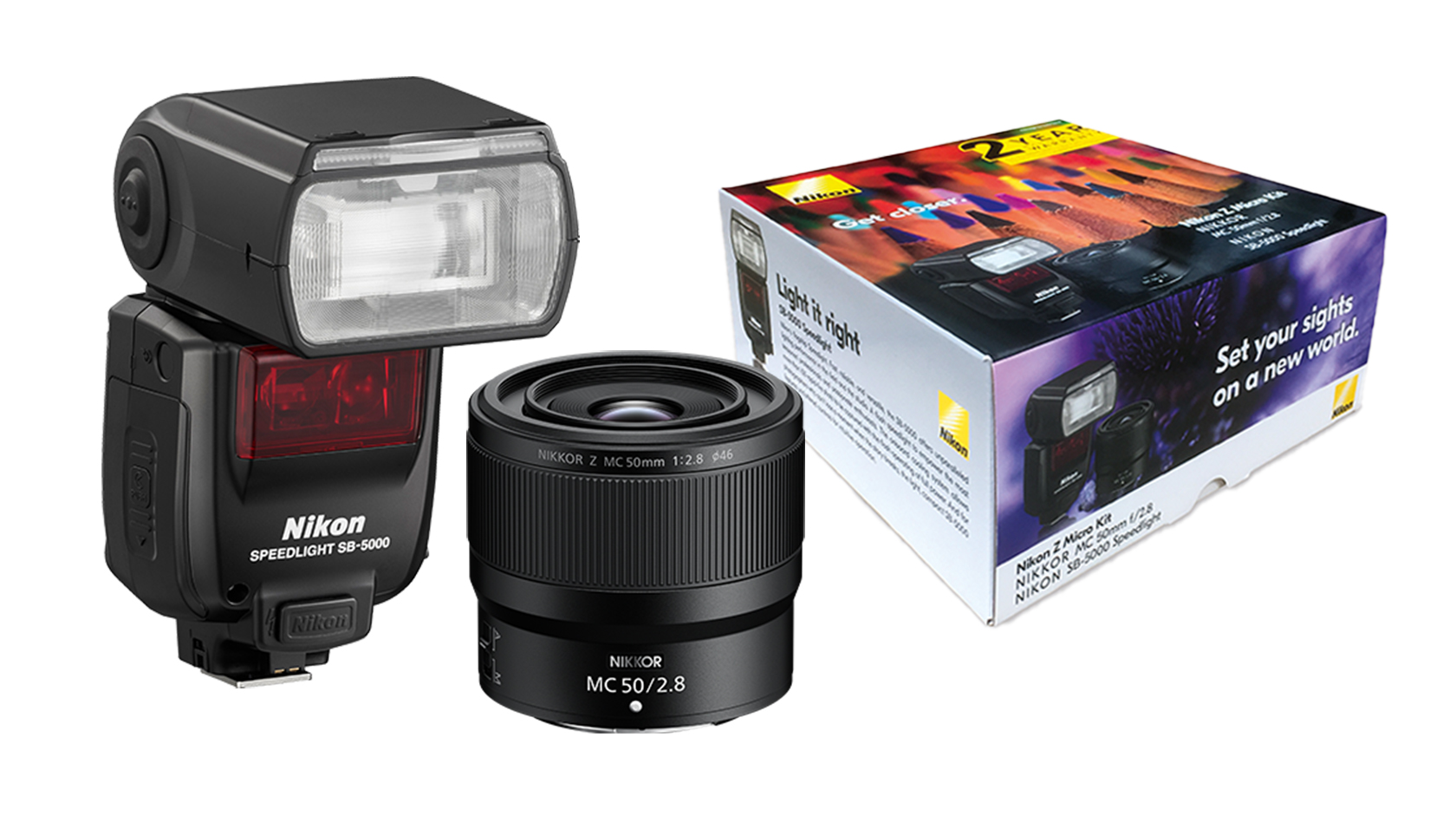 Nikon Z 50mm Micro Flash Kit with SB-5000 | Diamonds Camera