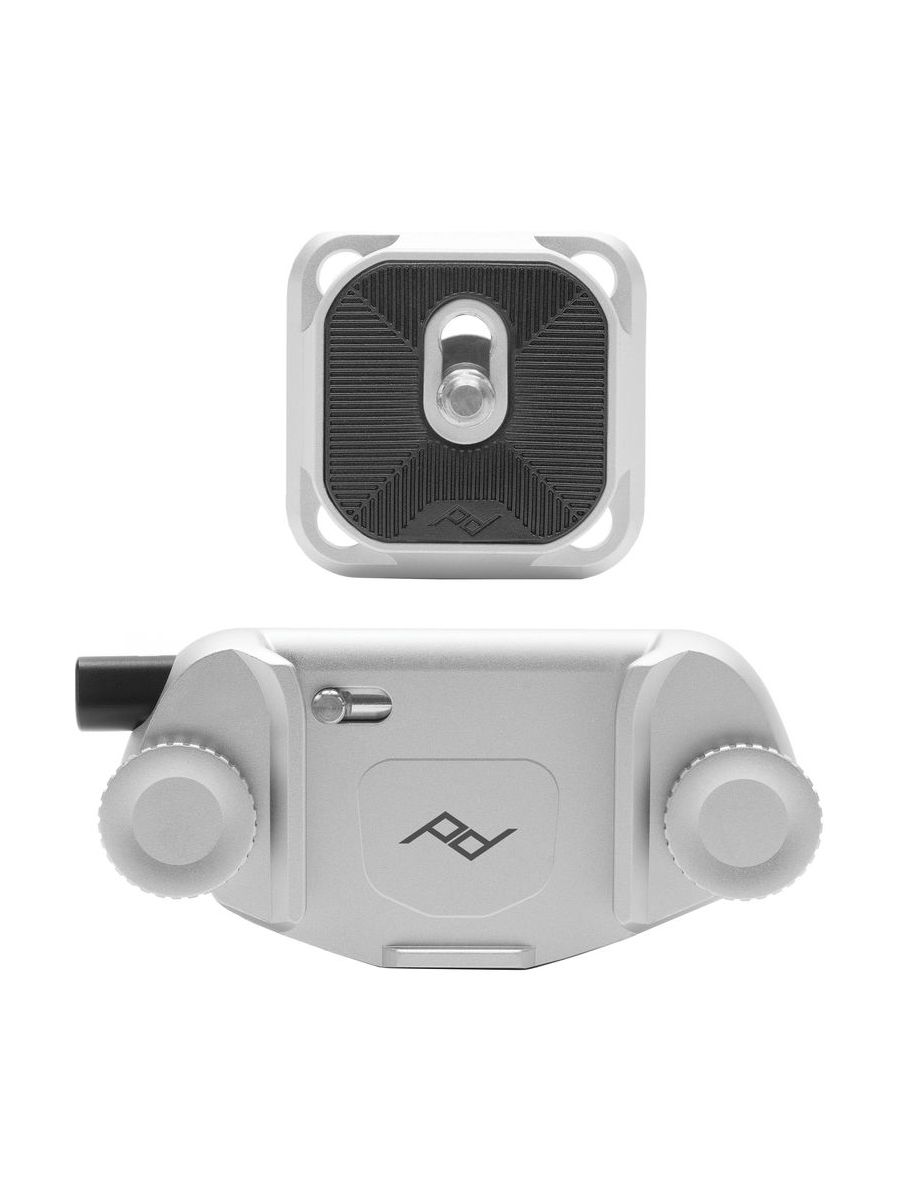 Peak Design Capture Clip V3 Silver with Plate | Diamonds Camera
