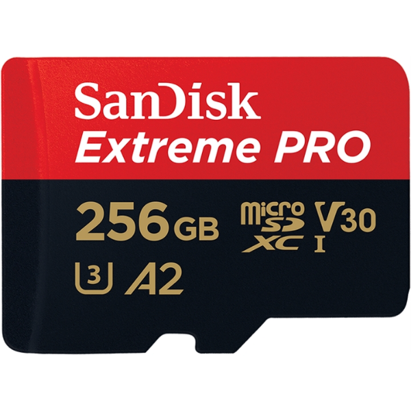 Sandisk Extreme Pro 256gb 200mb/s Micro SD Memory Card | Diamonds Camera